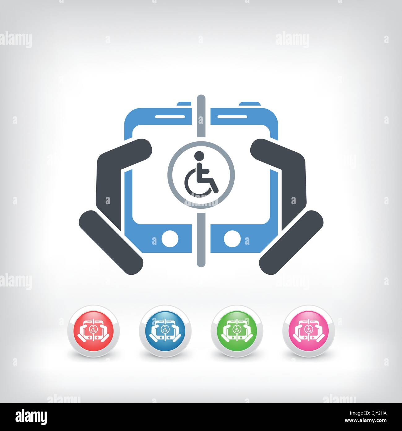 Disabled people connection Stock Vector Image & Art - Alamy