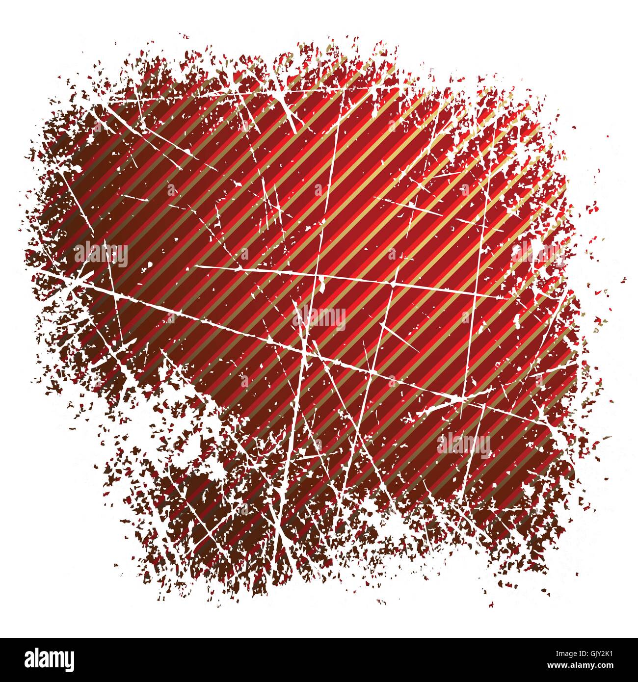 Abstract image red scratched Cut Out Stock Images & Pictures - Alamy