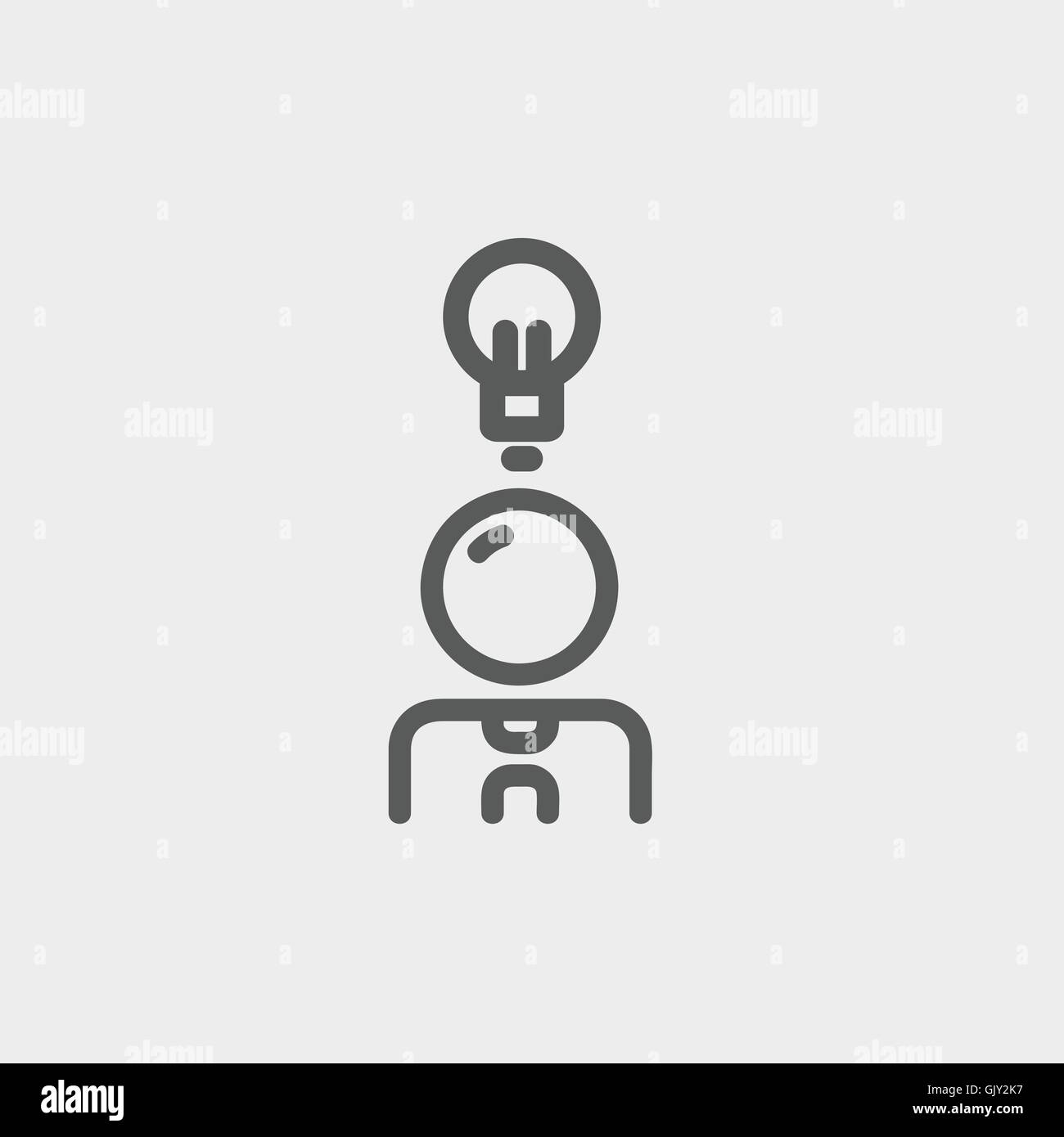 Smart intelligent business man Stock Vector Images - Alamy
