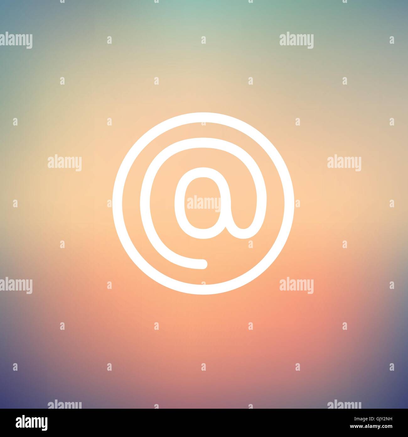 E mail address symbol Stock Vector Images - Alamy