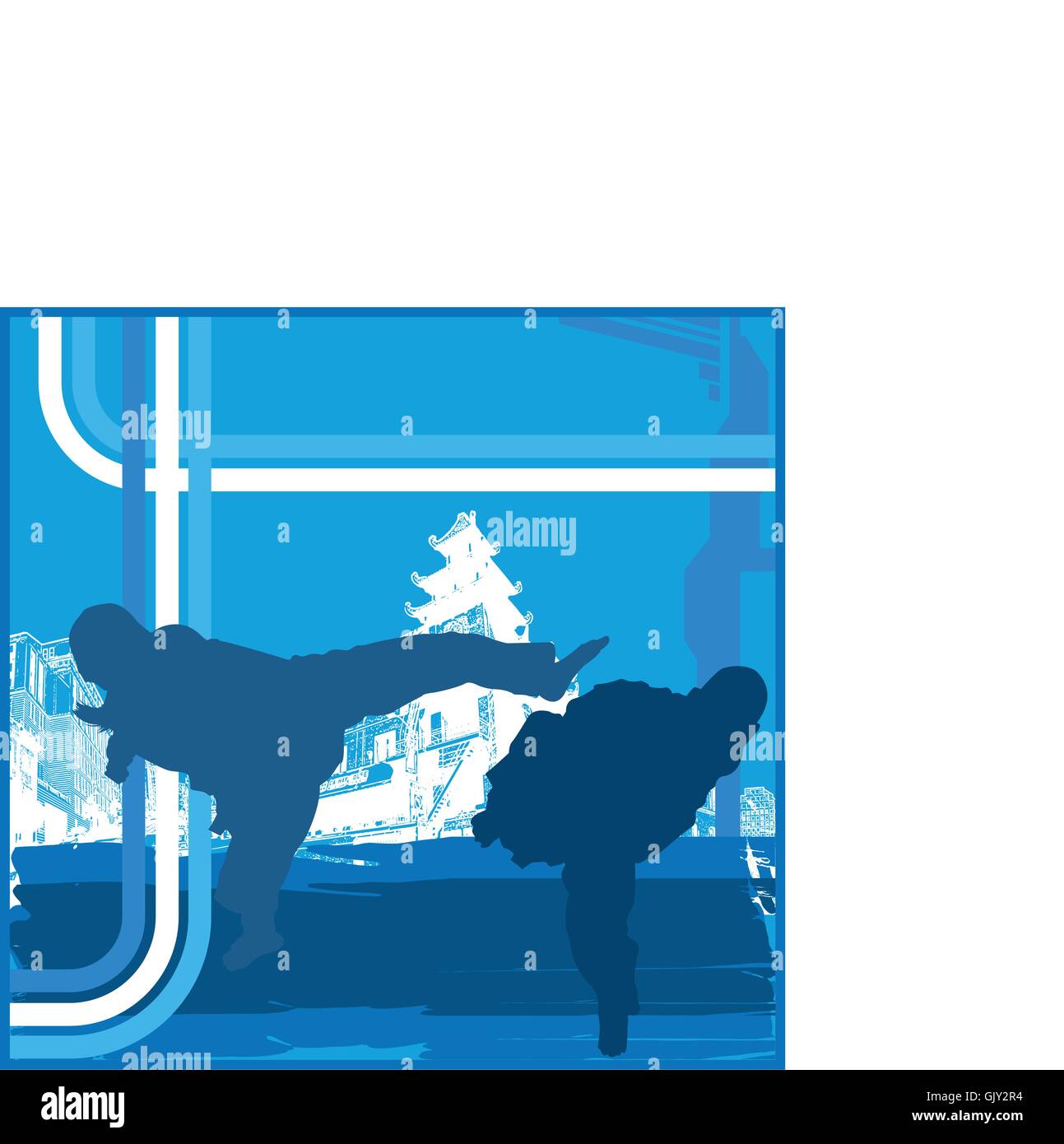 Karate 08 Powerpoint Templates