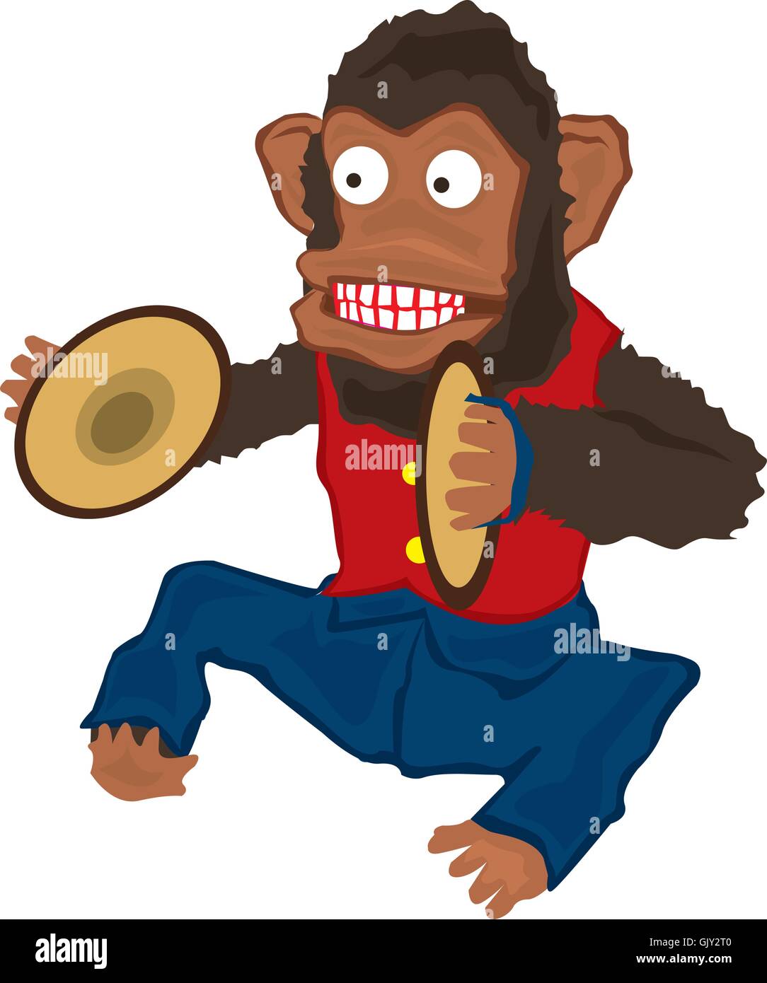 Monkey mammal wildlife Stock Vector Images - Alamy