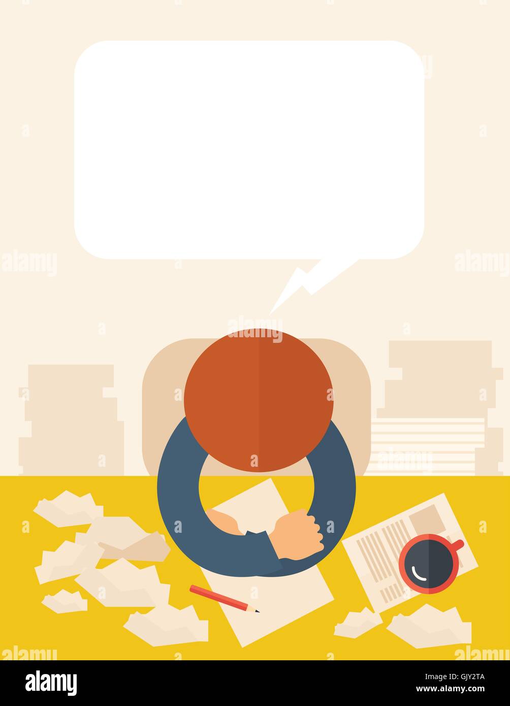 Cartoon taking test hi-res stock photography and images - Alamy