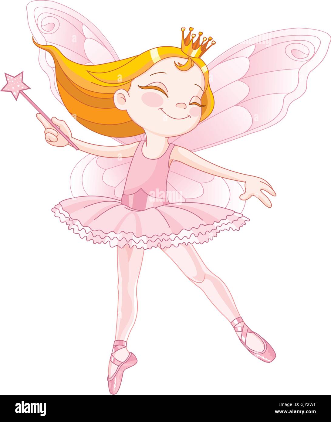 Cute fairy ballerina Stock Vector Image & Art - Alamy