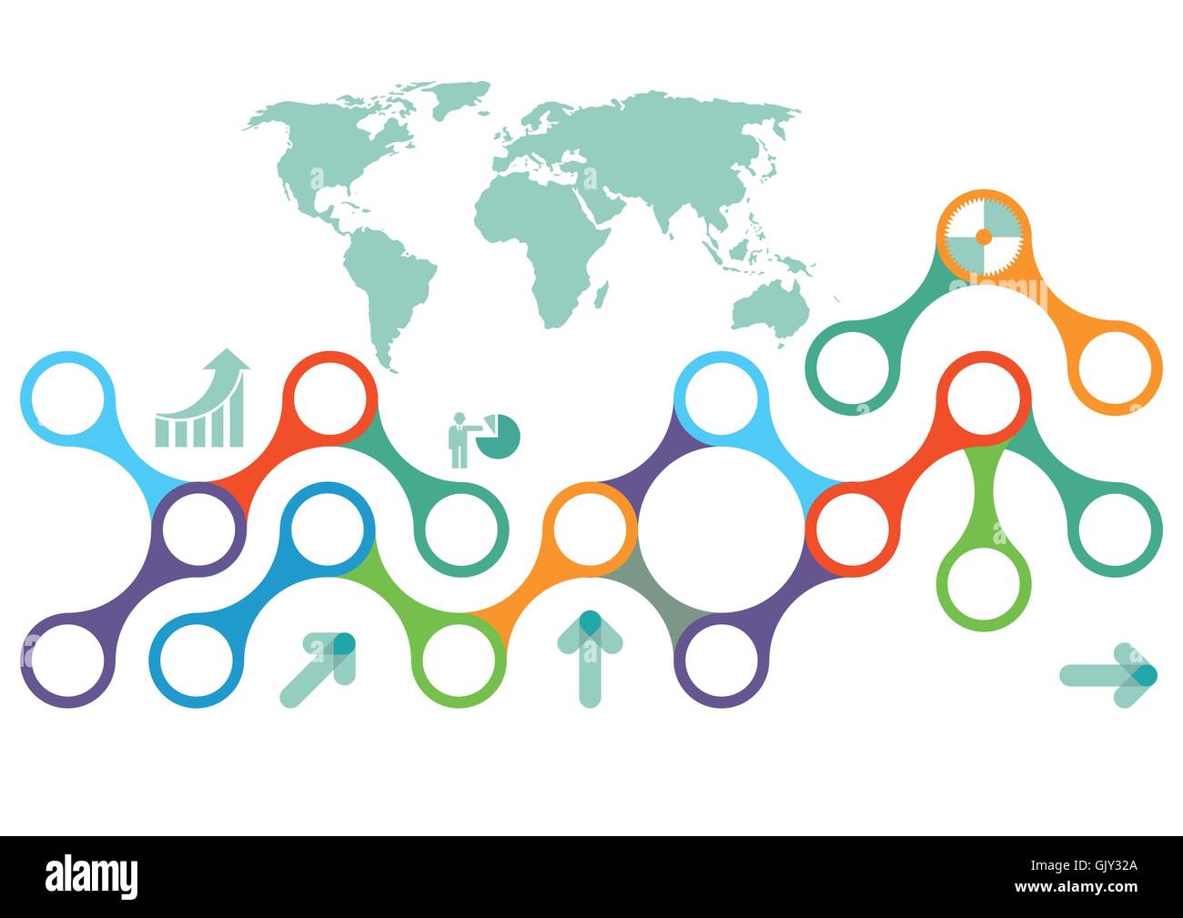 Economy information Stock Vector Images - Alamy