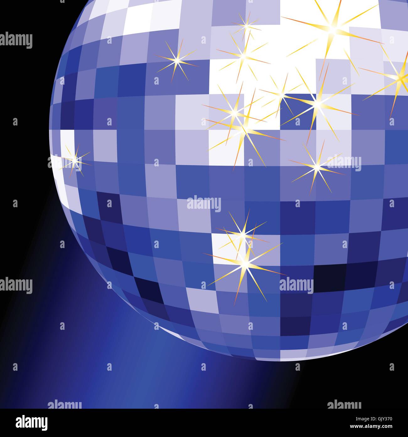 Vintage disco ball Stock Vector Images - Alamy