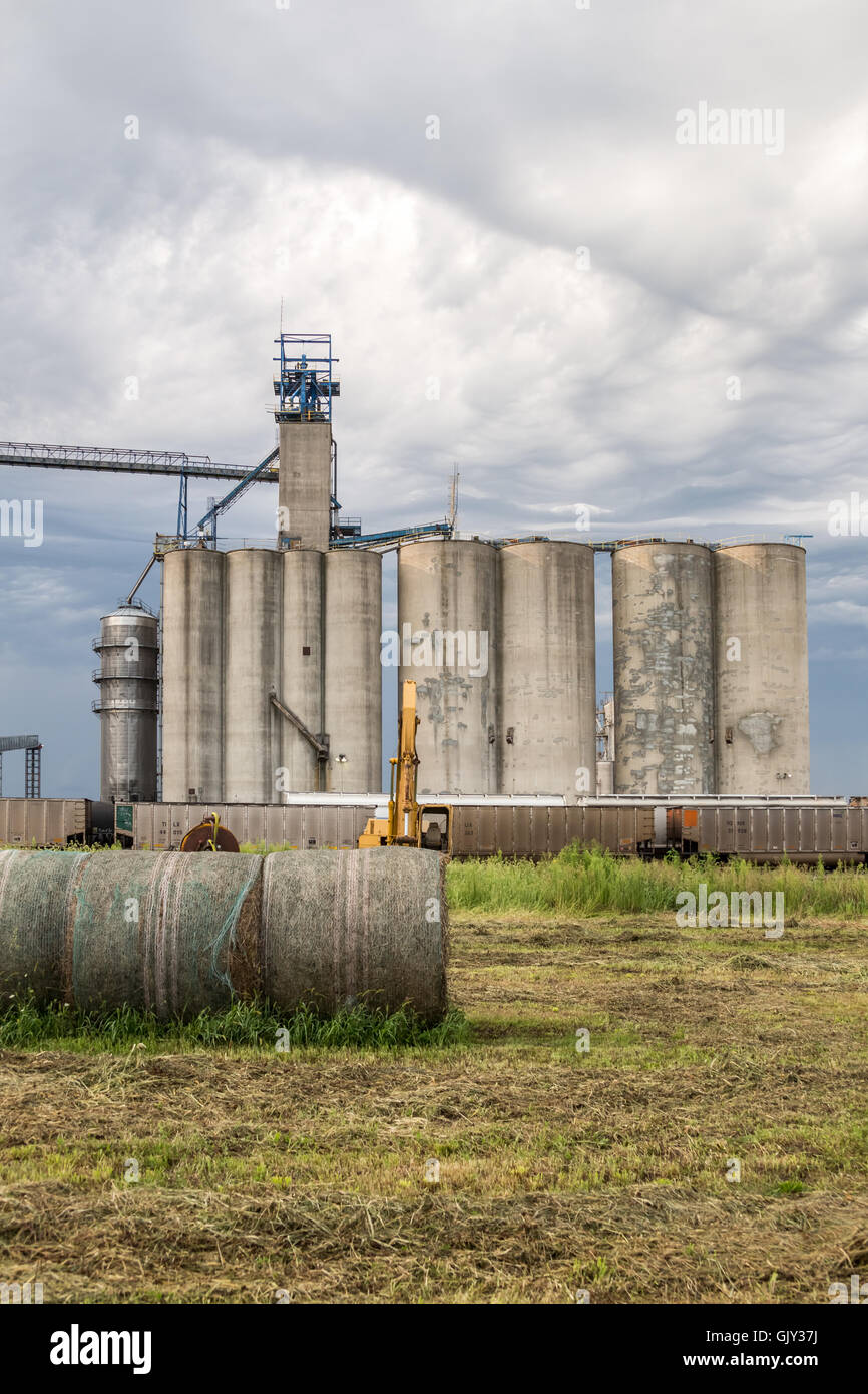 Grain processing plant rail hi-res stock photography and images - Alamy