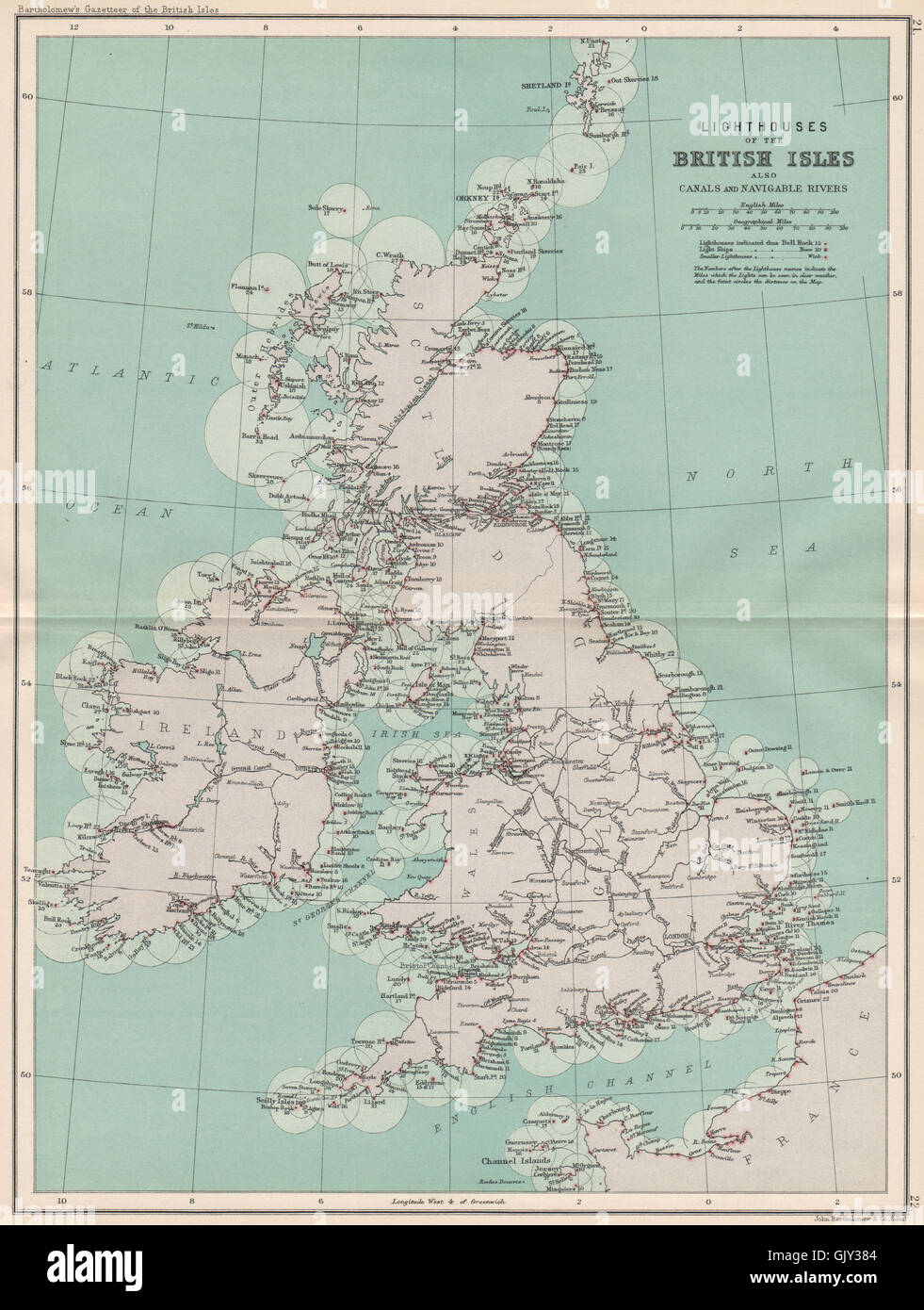 British rivers map hi-res stock photography and images - Alamy