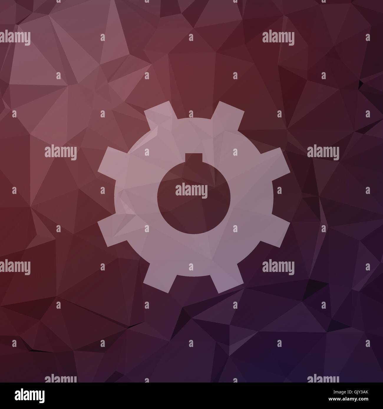 Gear in flat style icon Stock Vector Image & Art - Alamy