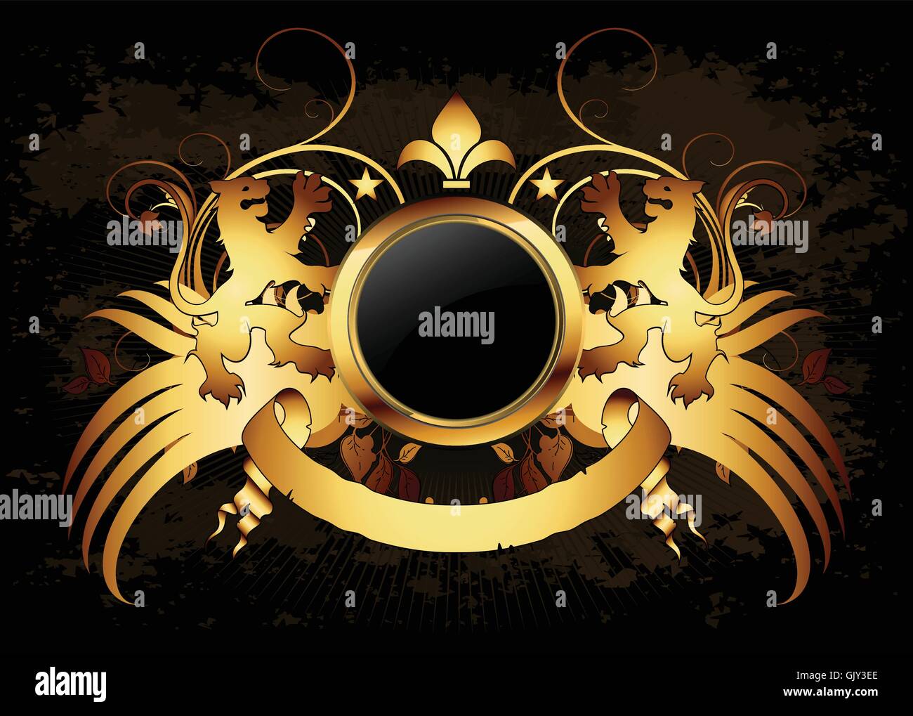 Lily shield Stock Vector Images - Alamy