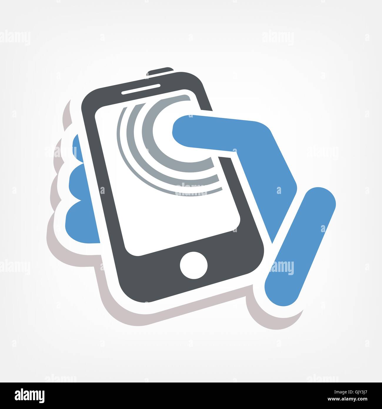 Digital action icon Stock Vector Images - Alamy