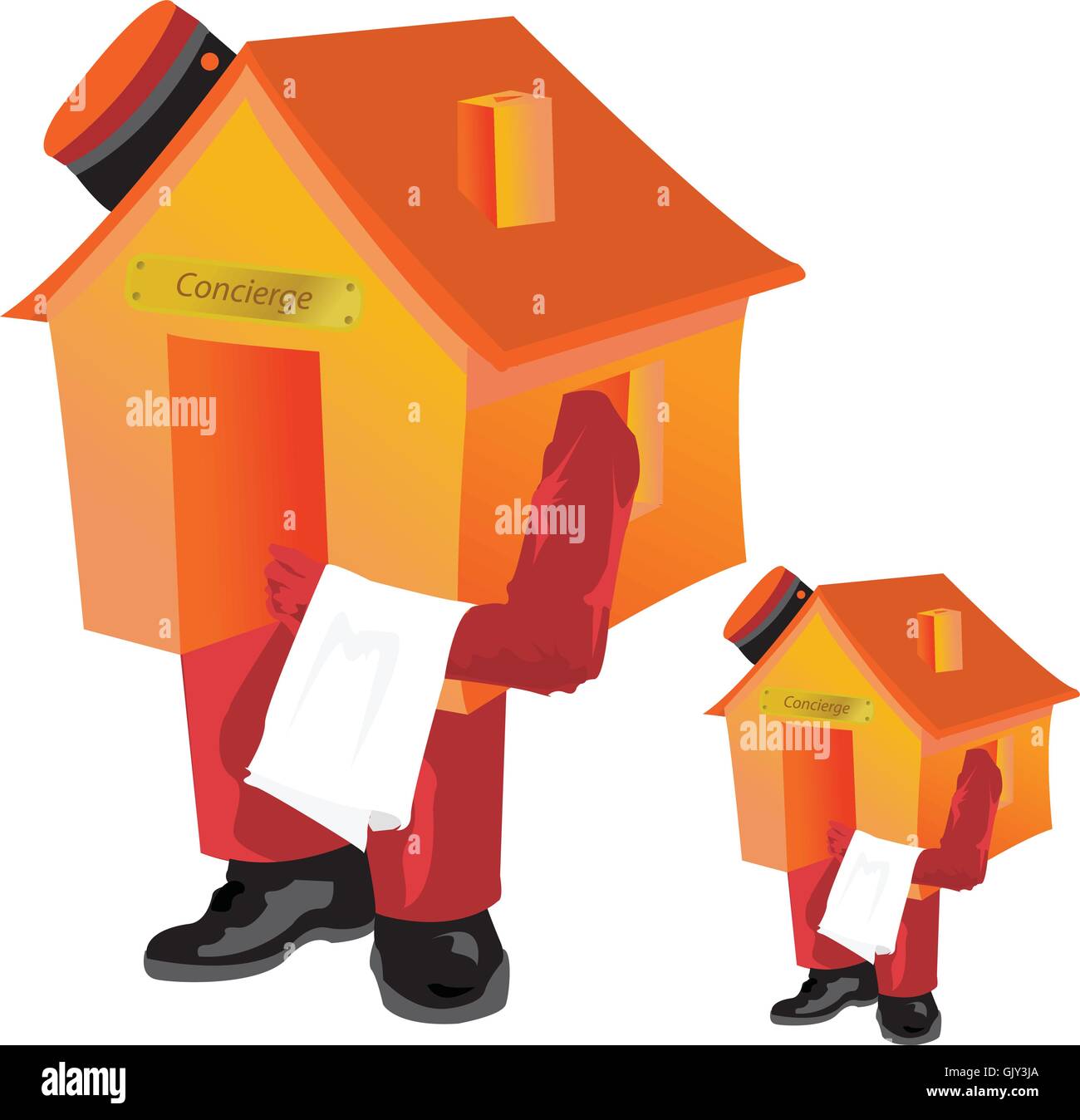 Liftboy Stock Vector Images - Alamy