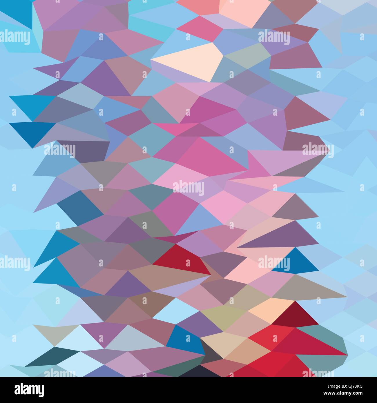 Aqua Ruby Red Abstract Low Polygon Background Stock Vector Image & Art ...