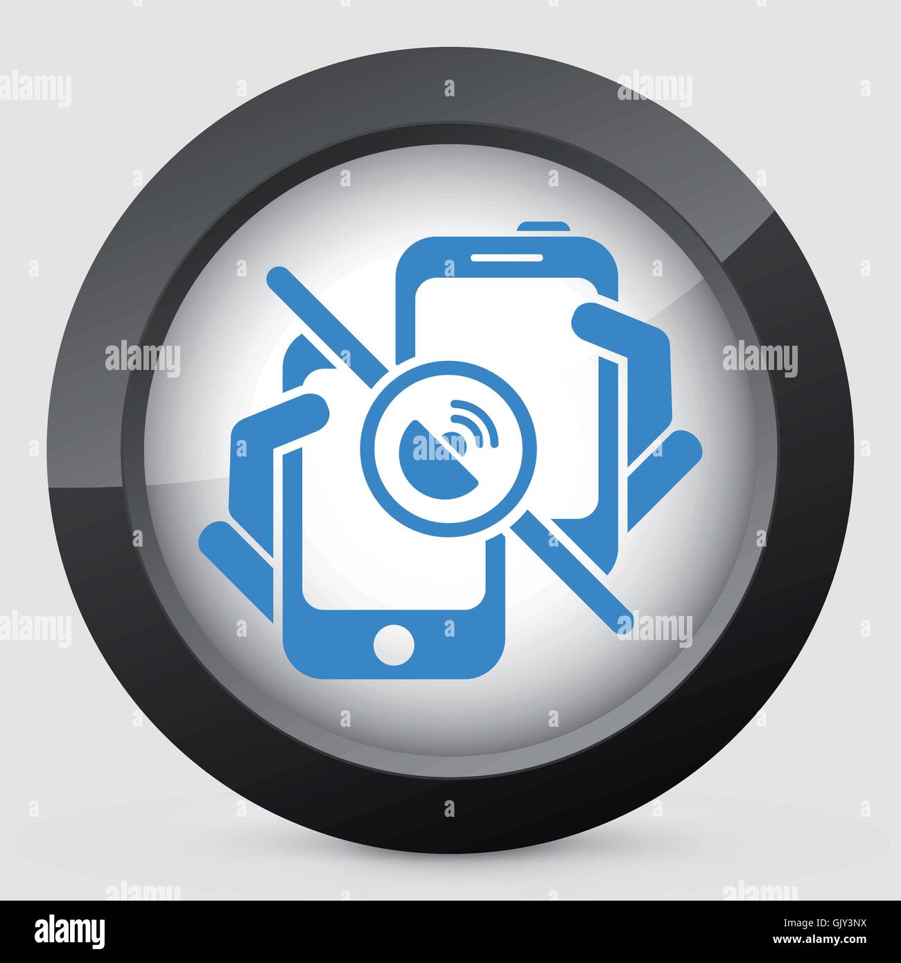 Mobile connection icon Stock Vector Image & Art - Alamy