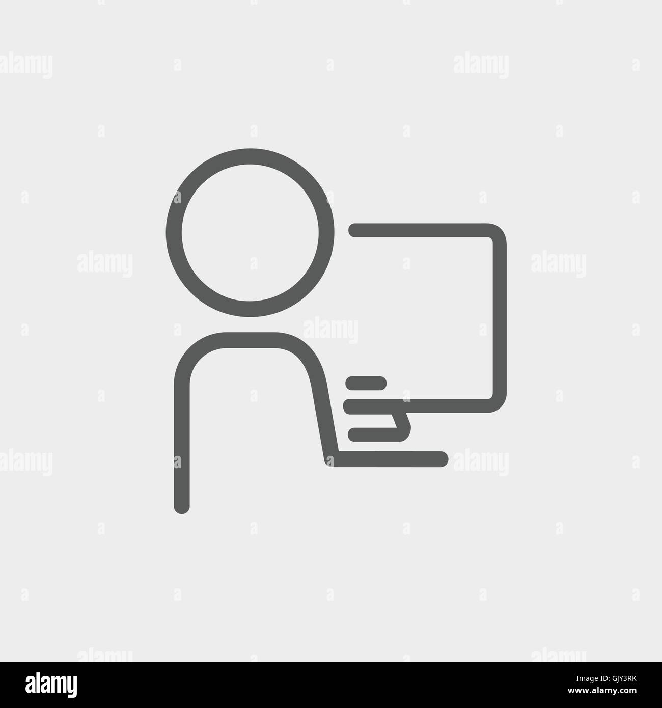 Computer cartoon Black and White Stock Photos & Images - Alamy