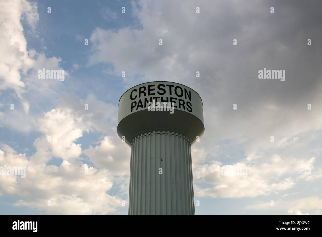 Water Tower - Creston IA Stock Photo - Alamy