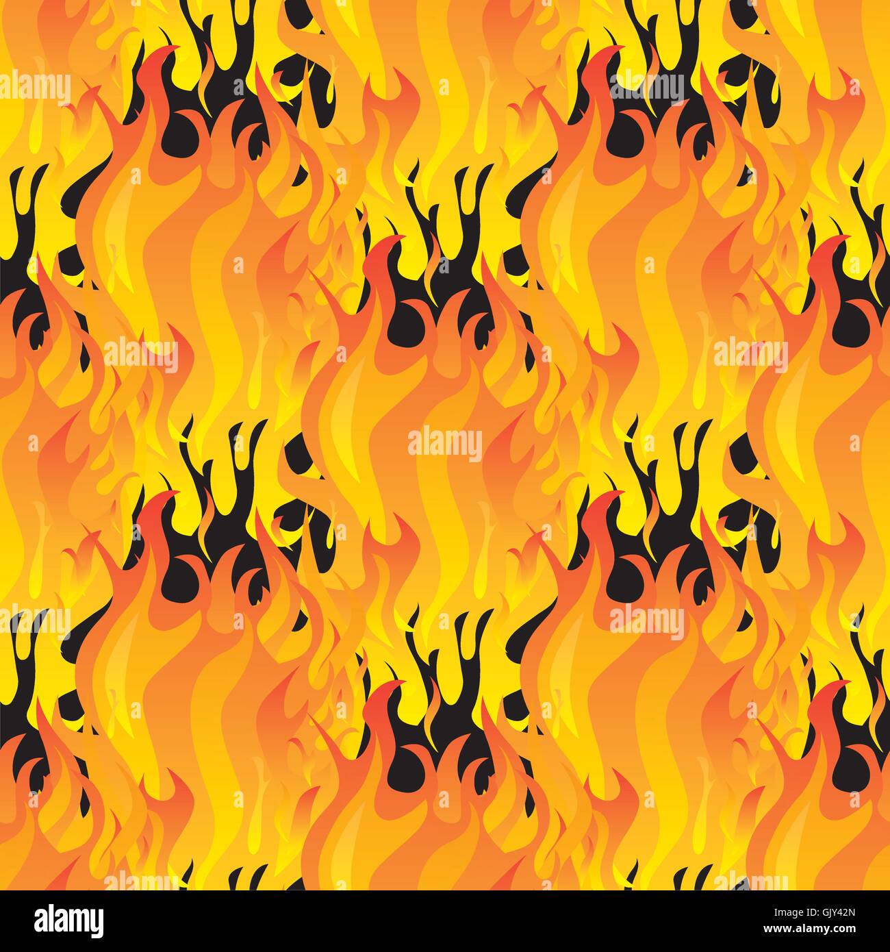 Fire seamless pattern hi-res stock photography and images - Alamy