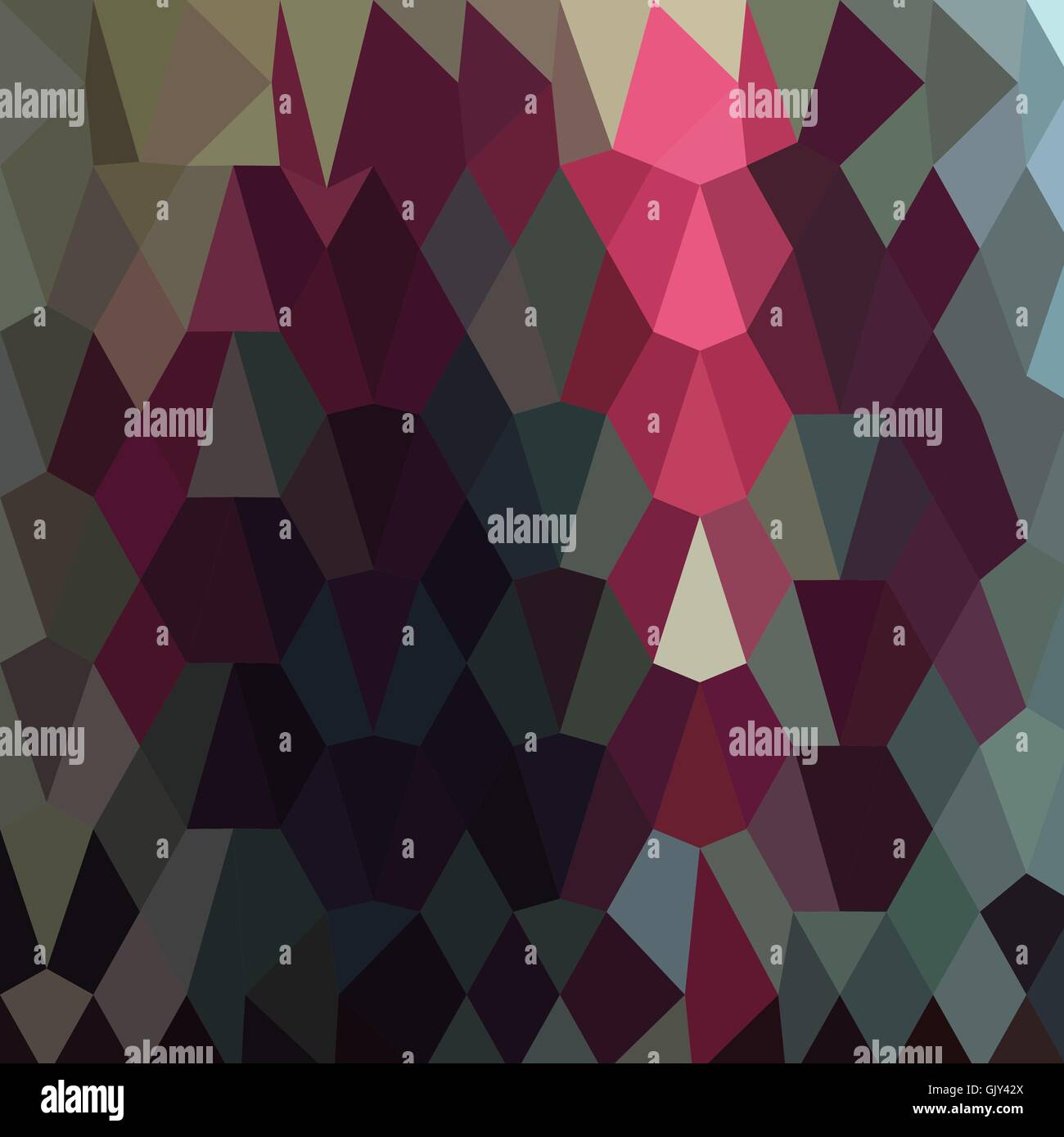 Burgundy Abstract Low Polygon Background Stock Vector Image & Art - Alamy