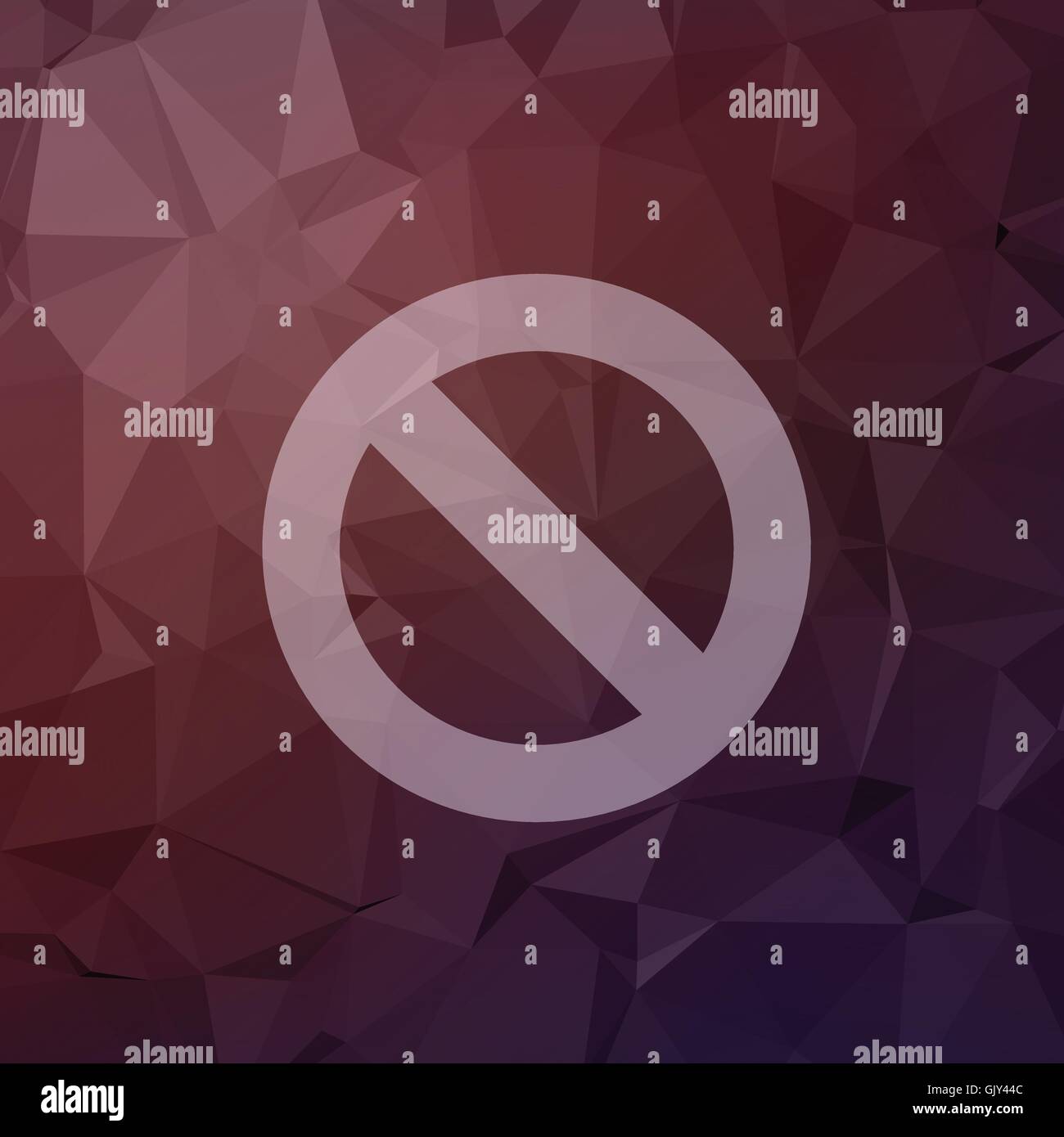 Not allowed in flat style icon Stock Vector Image & Art - Alamy