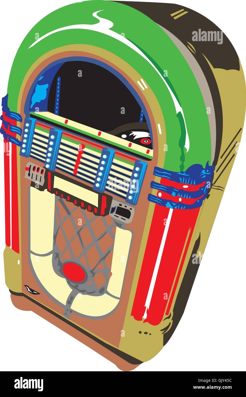 Jukebox Stock Vector Images - Alamy