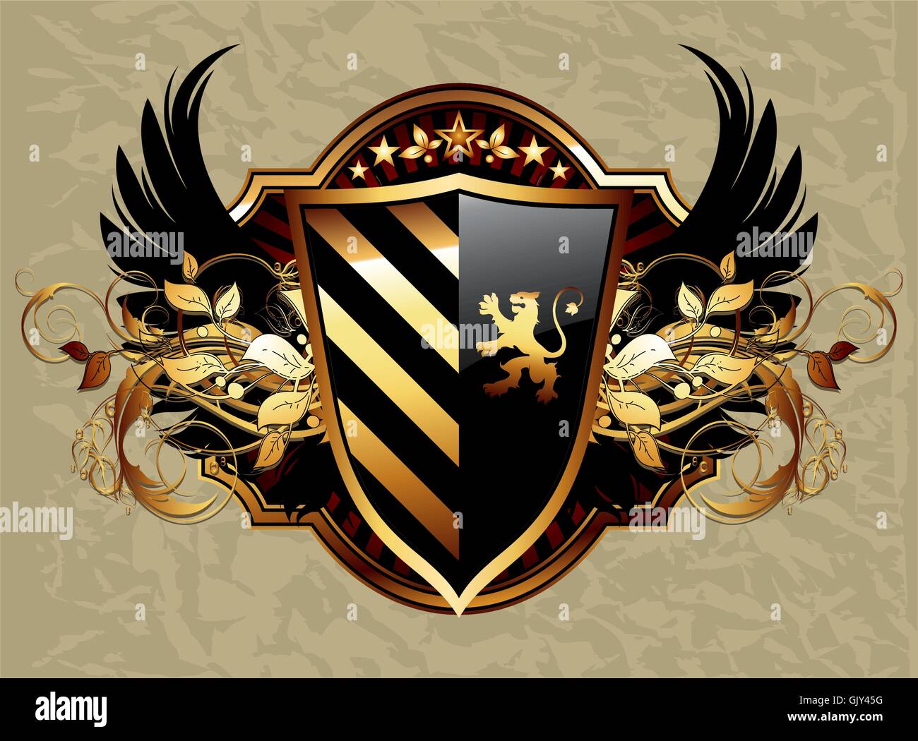 Black and beige Stock Vector Images - Alamy