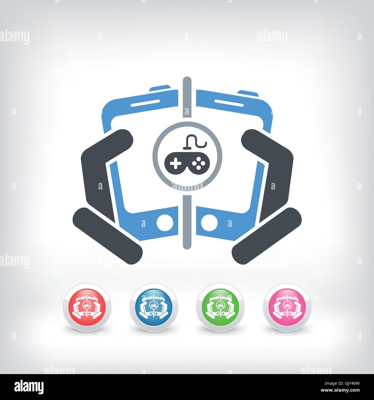 Online gaming screen Stock Vector Images - Alamy