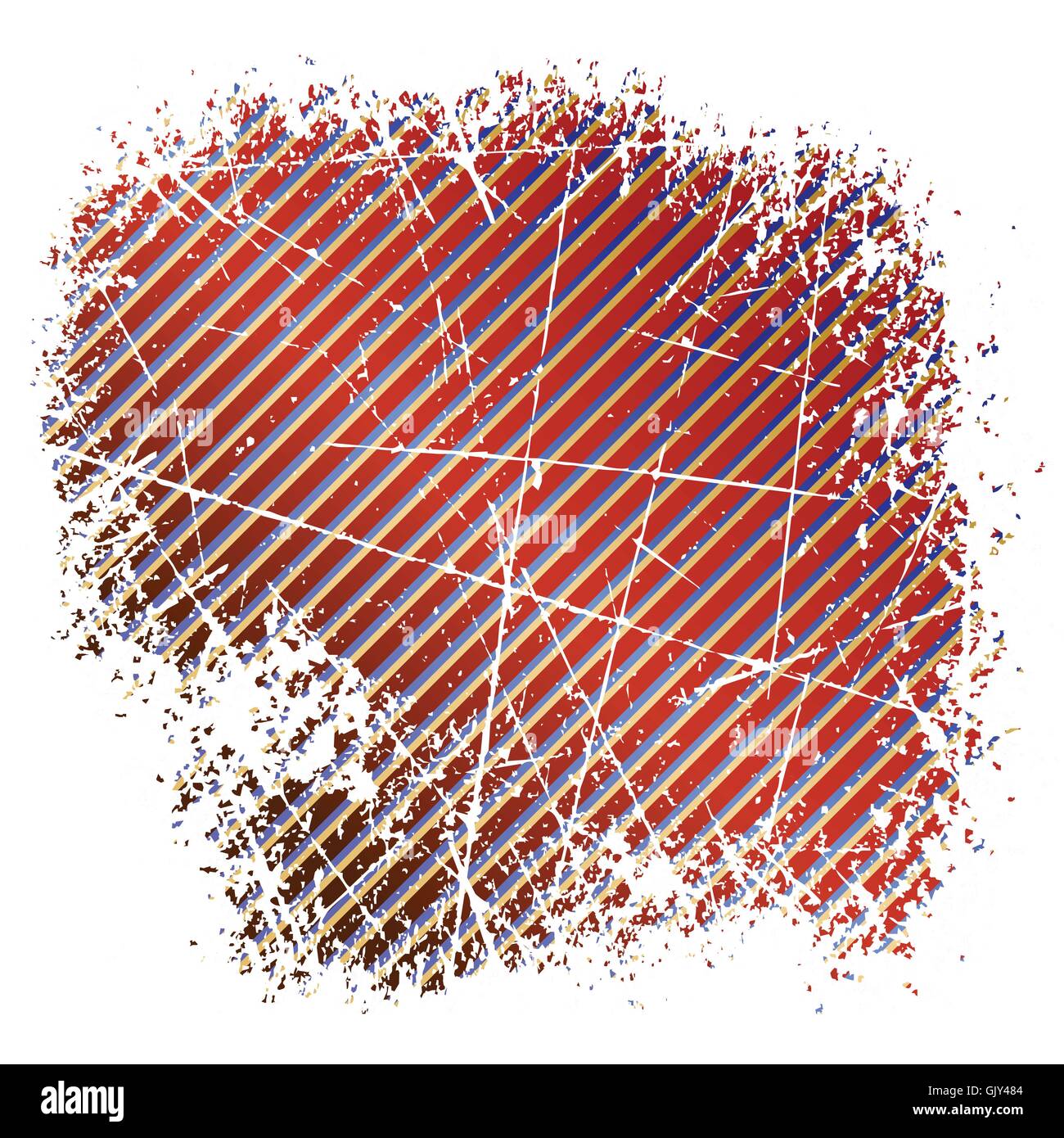 Vintage striped background with banner Stock Vector Images - Alamy