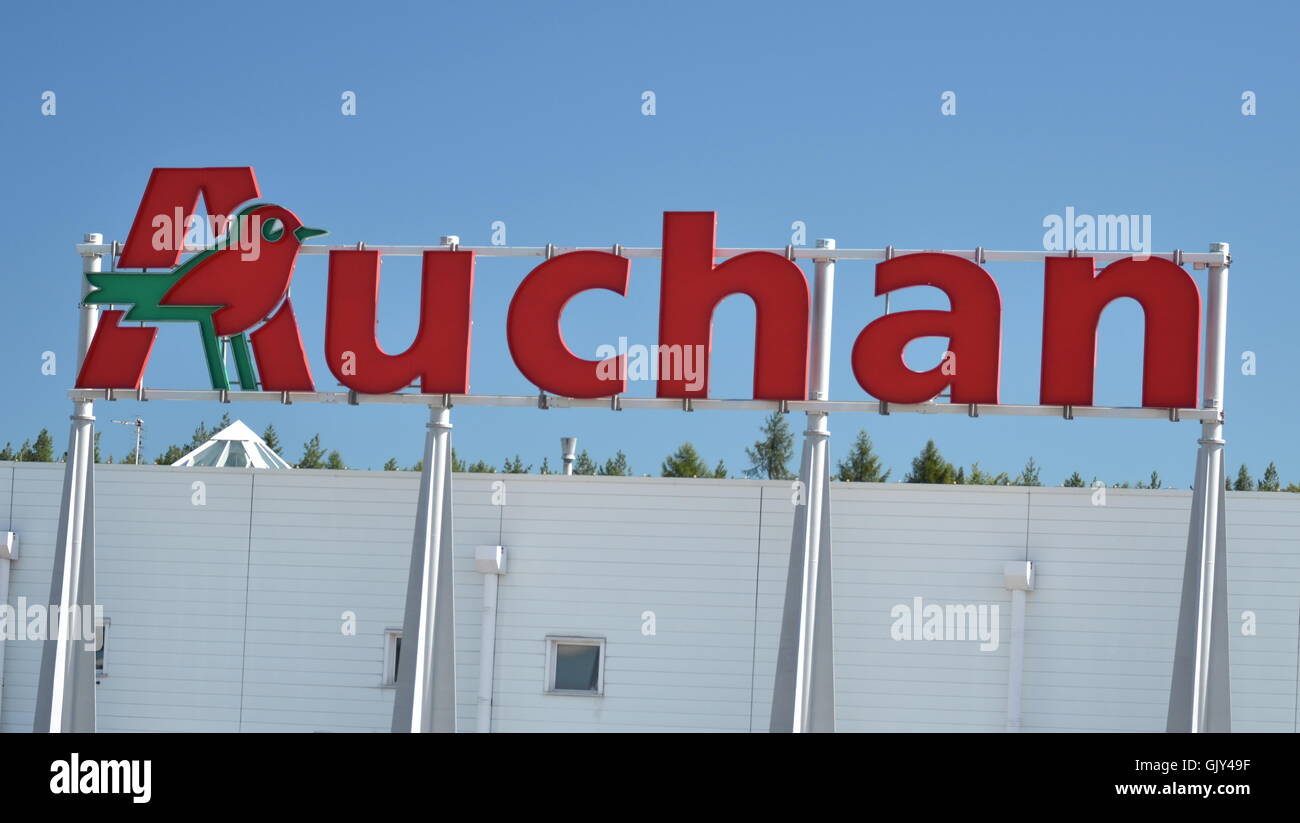 Auchan logo hi-res stock photography and images - Alamy