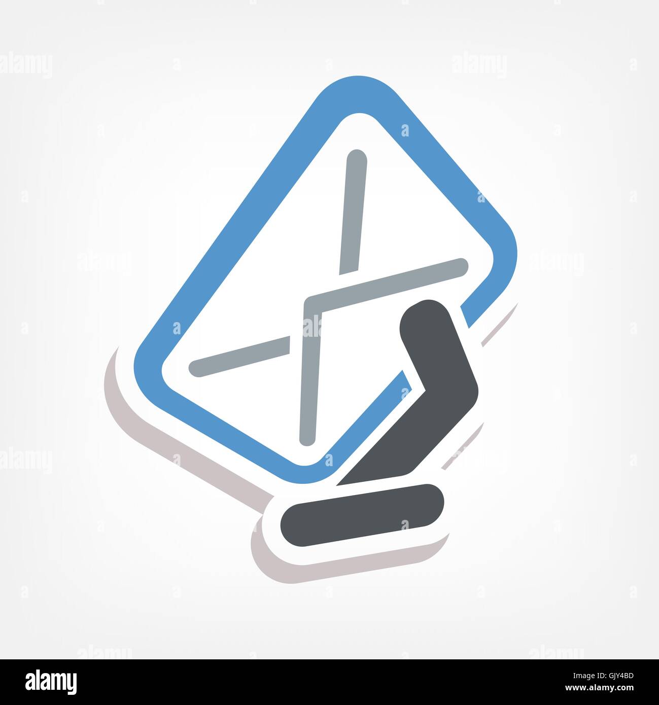 Us postal service mail Stock Vector Images - Alamy