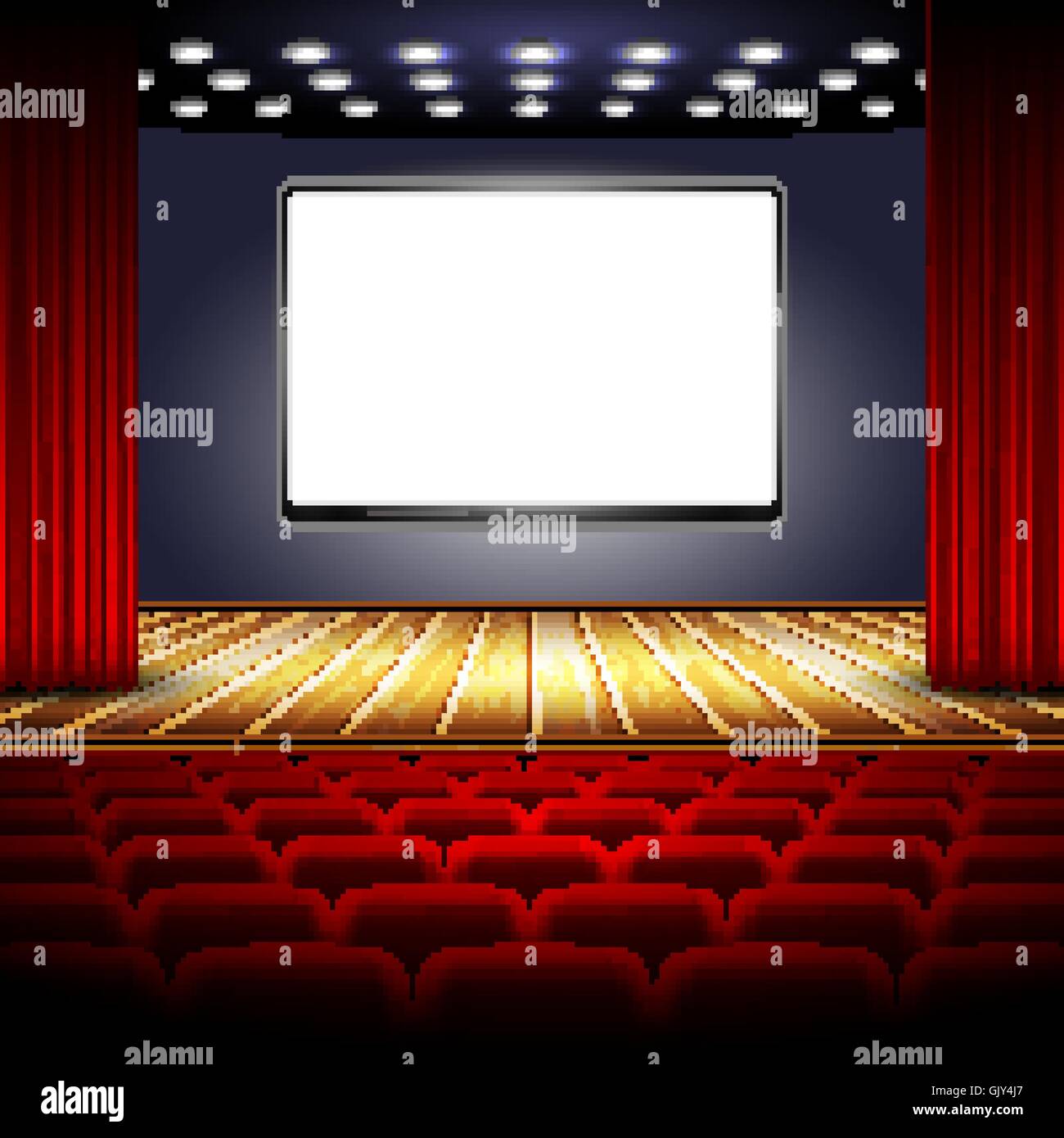 Staging backdrop Stock Vector Images - Alamy