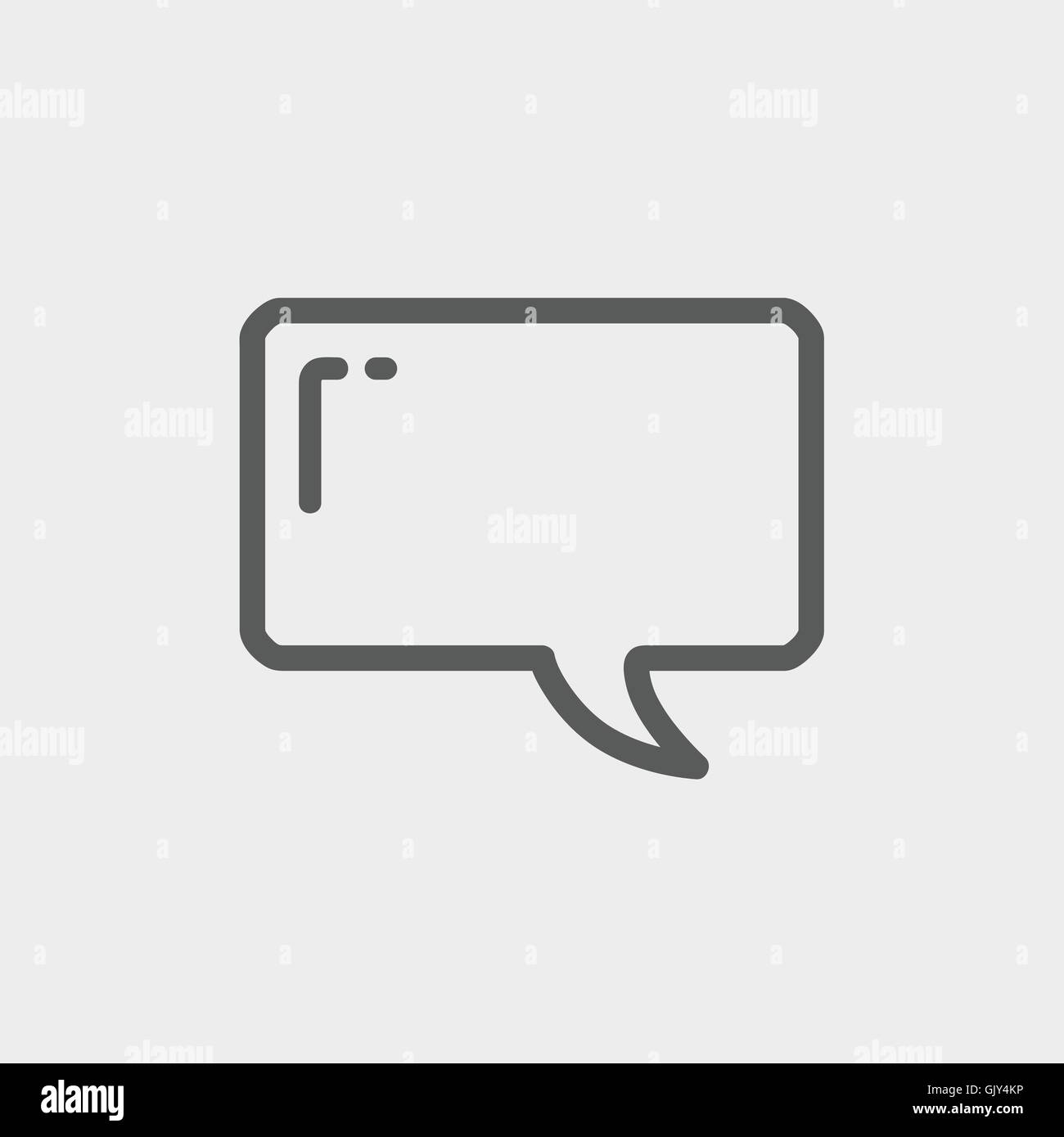 Bubble speech chatting cloud Stock Vector Images - Alamy