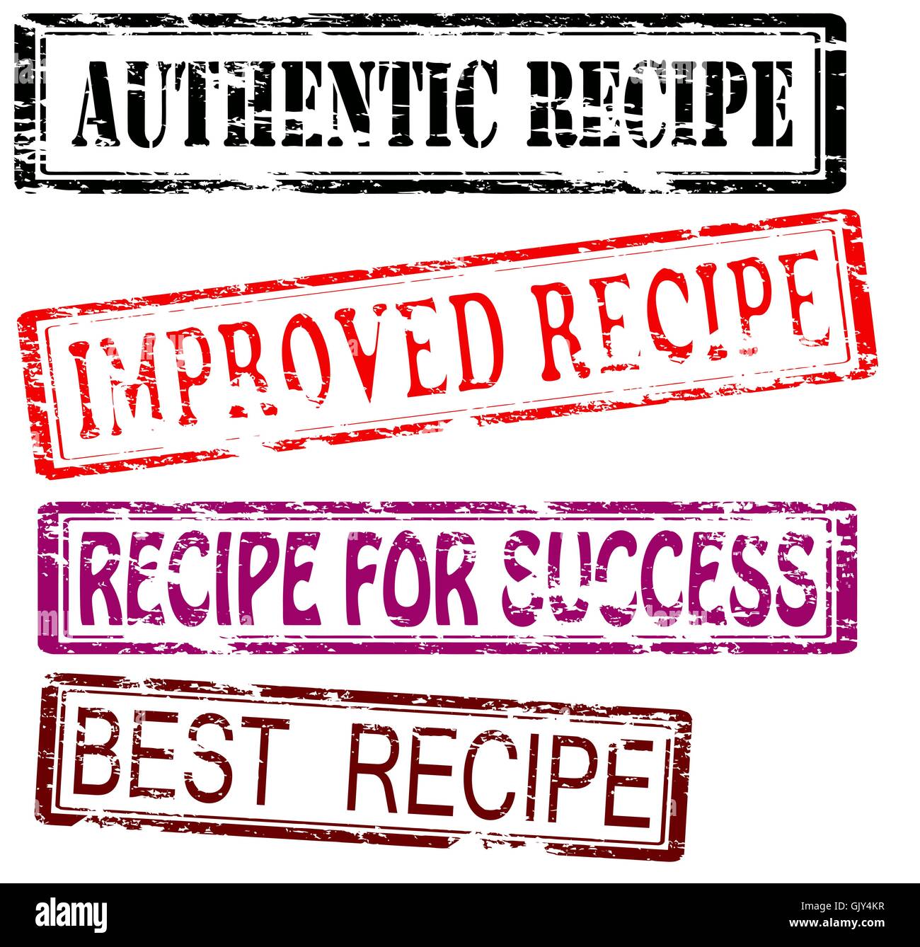 Set of stamps Stock Vector Image & Art - Alamy