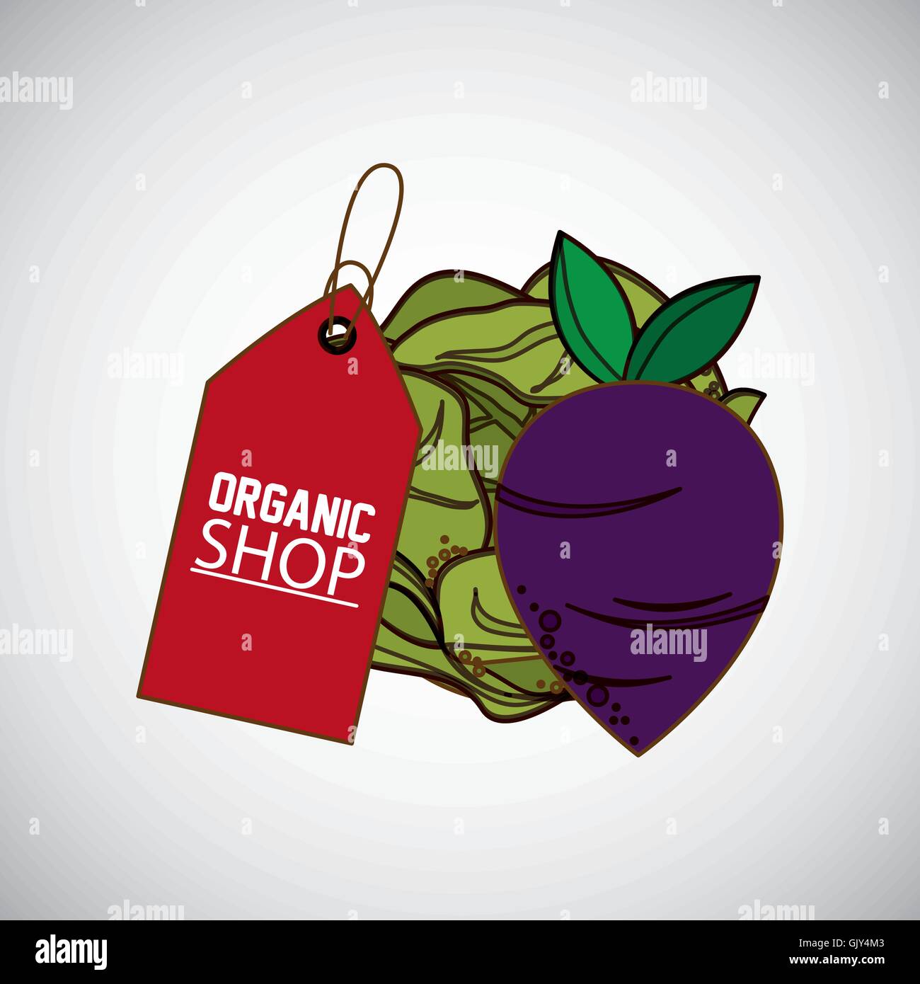 Organic shop design Stock Vector Image & Art - Alamy