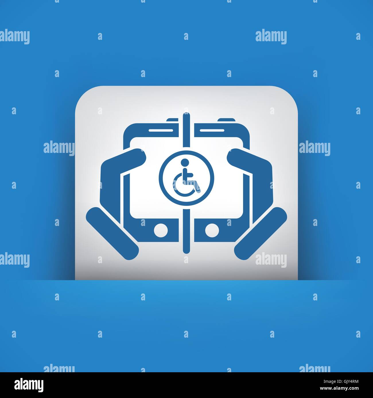 Disabled people connection Stock Vector Image & Art - Alamy
