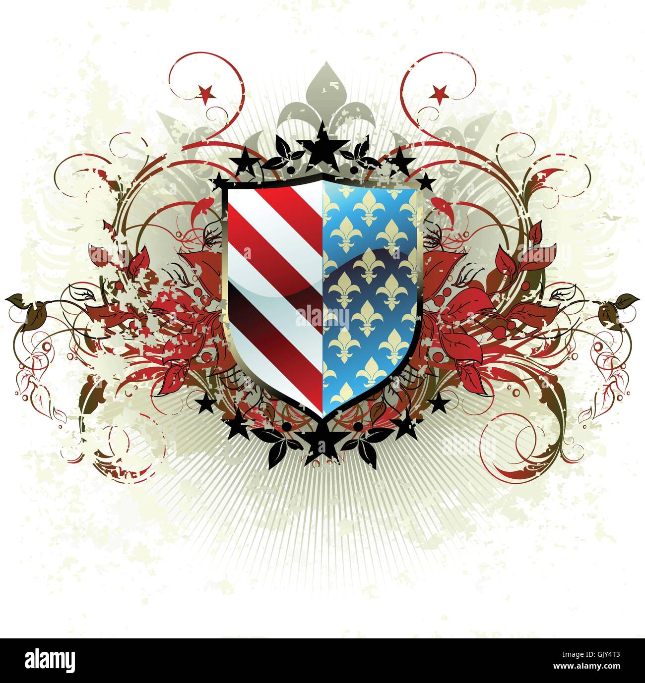ornamental shield background Stock Vector Image & Art - Alamy