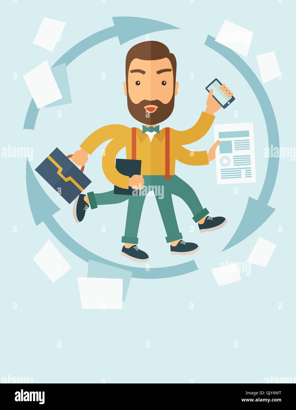 Job search cartoons hi-res stock photography and images - Alamy