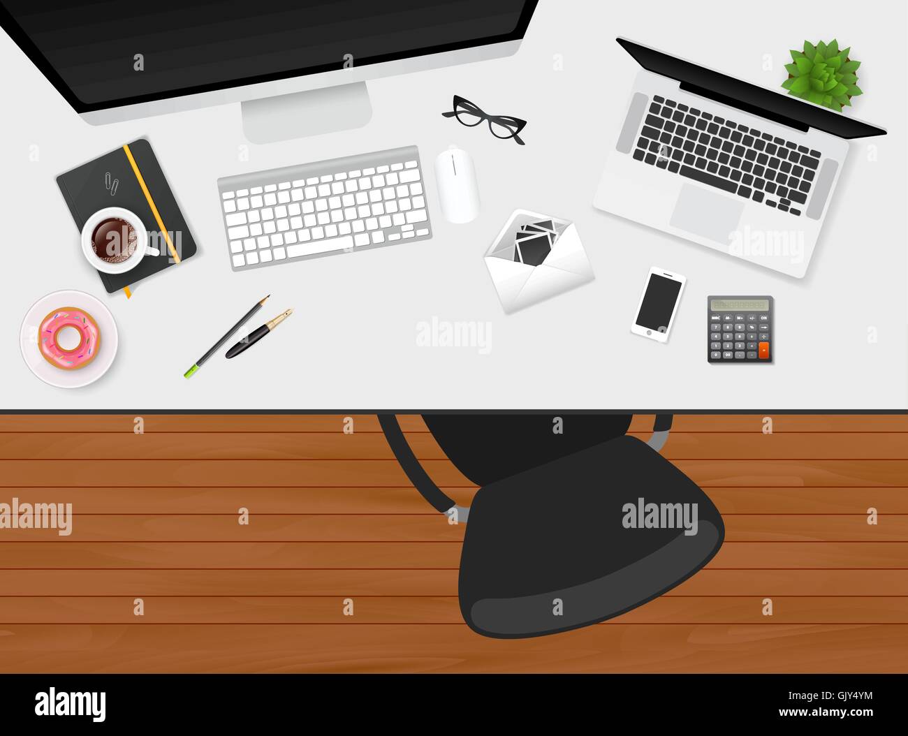 Education objects table Stock Vector Images - Alamy