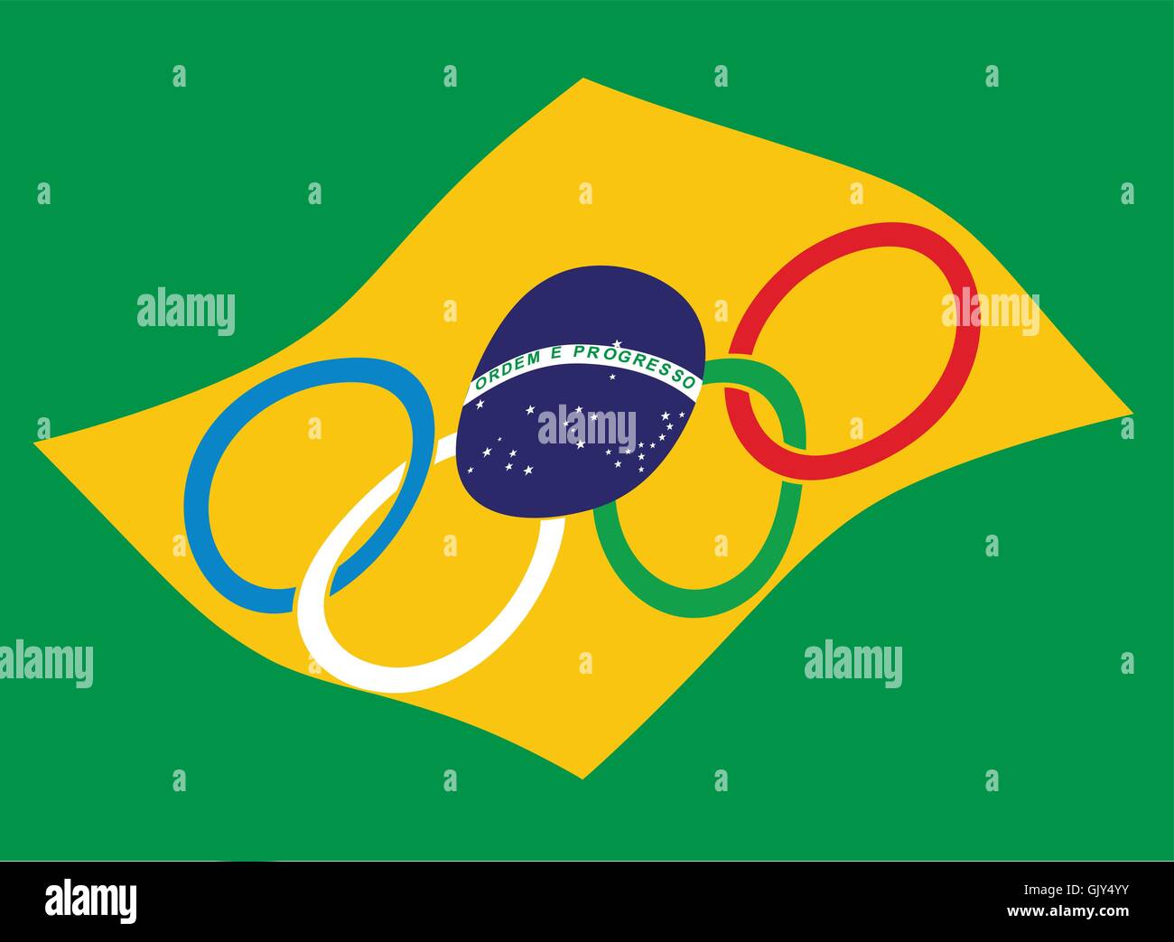 Rio flag olympic Stock Vector Images - Alamy