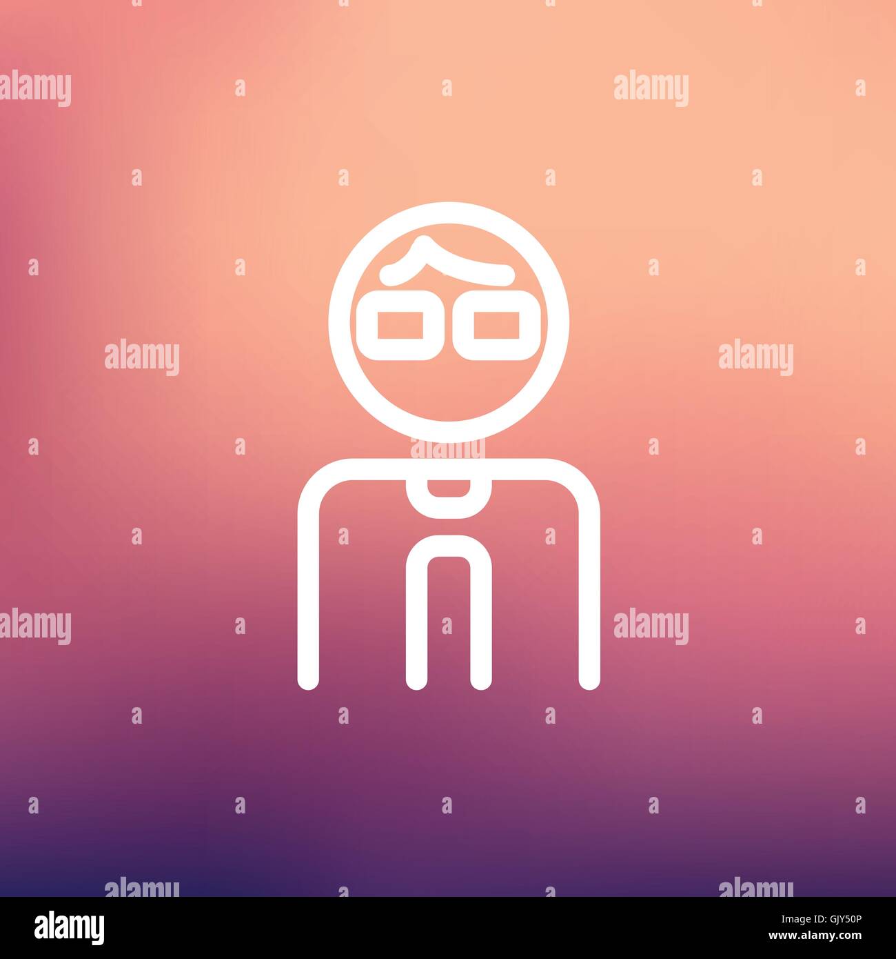 Thin person Stock Vector Images - Alamy