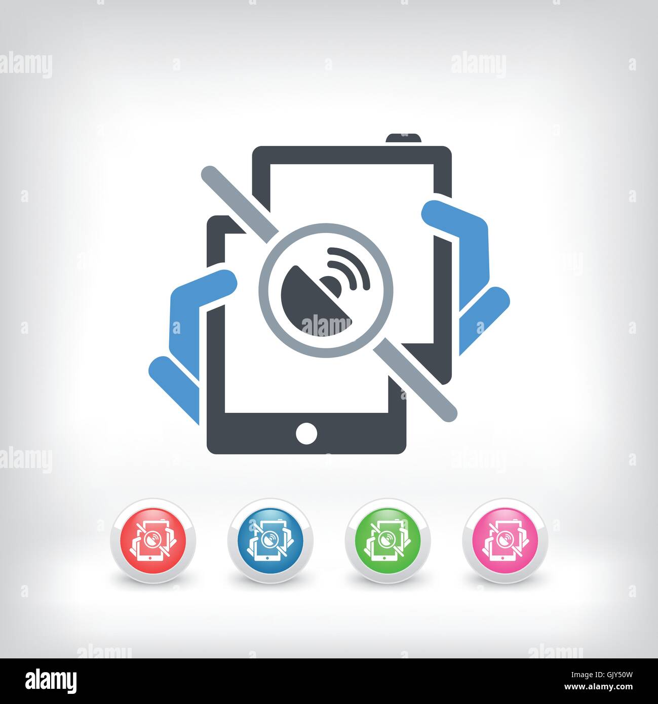 Mobile connection icon Stock Vector Image & Art - Alamy