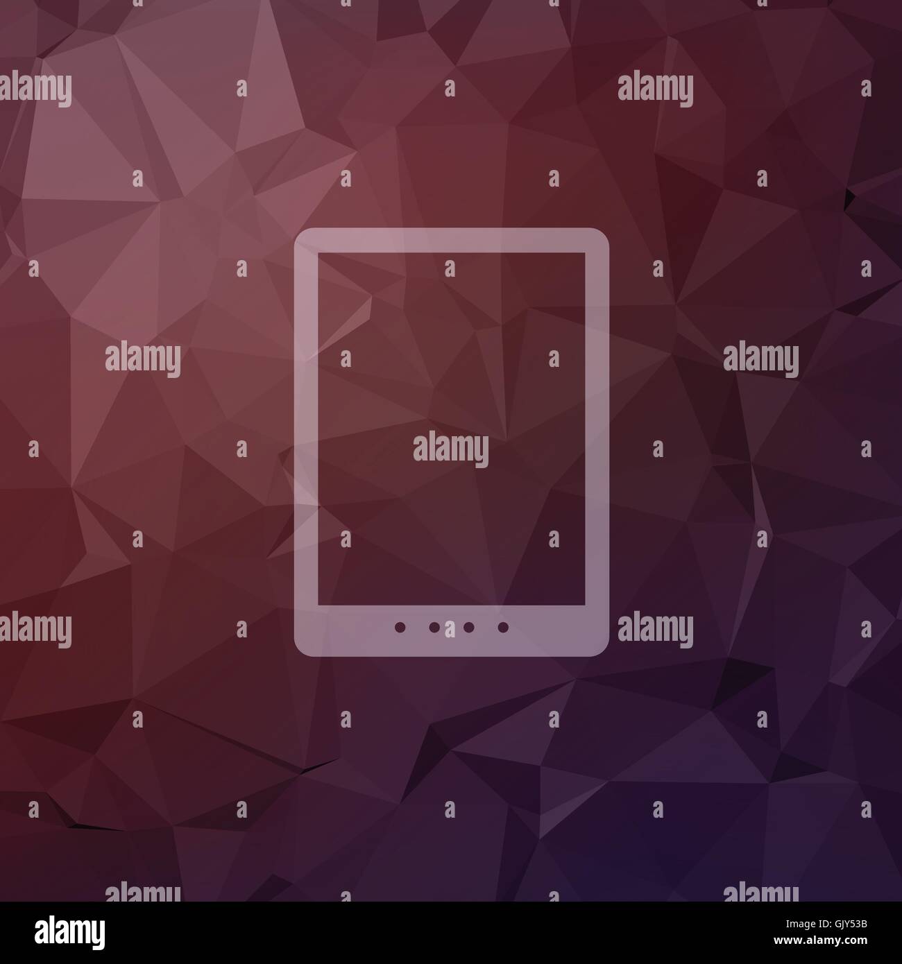 Tablet icon in flat hi-res stock photography and images - Alamy