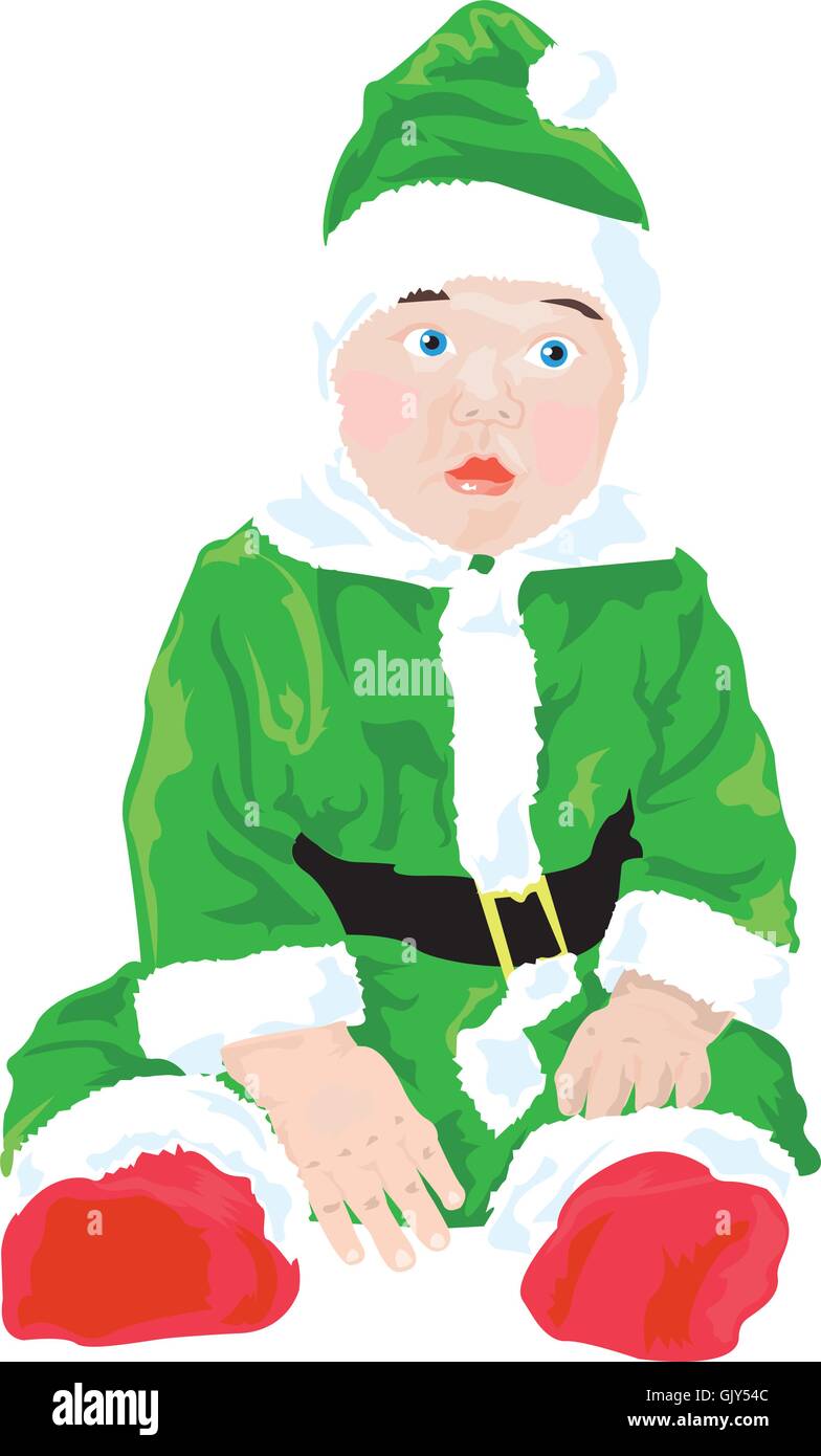 Christmas decorations santa face Stock Vector Images - Alamy
