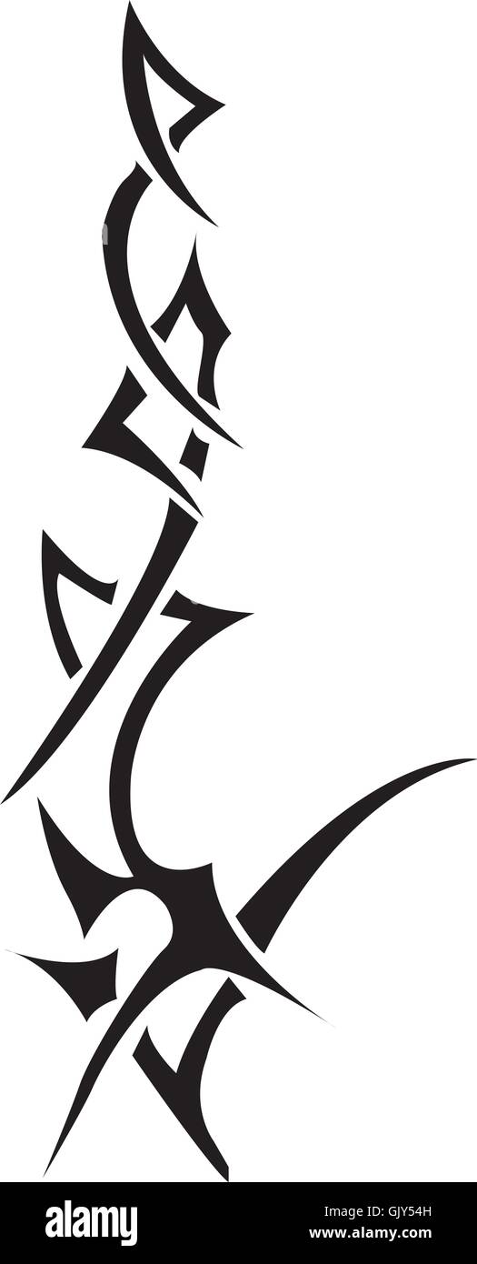 Tattoo tramp stamp Stock Vector Images - Alamy