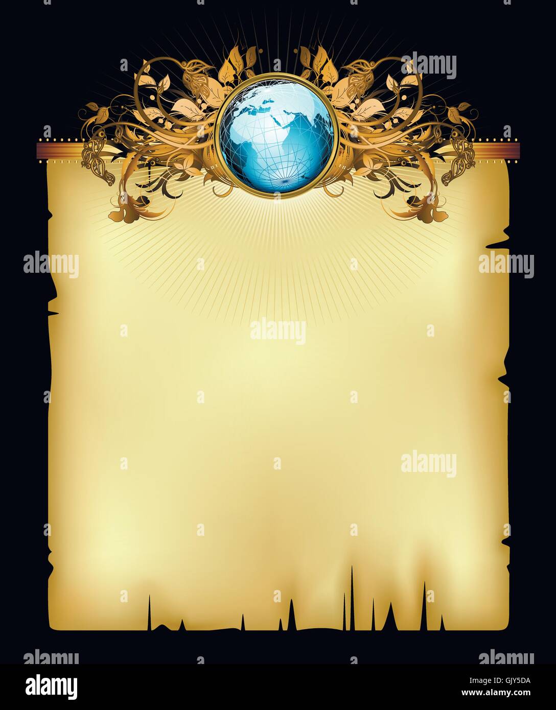 paper background with world Stock Vector Image & Art - Alamy