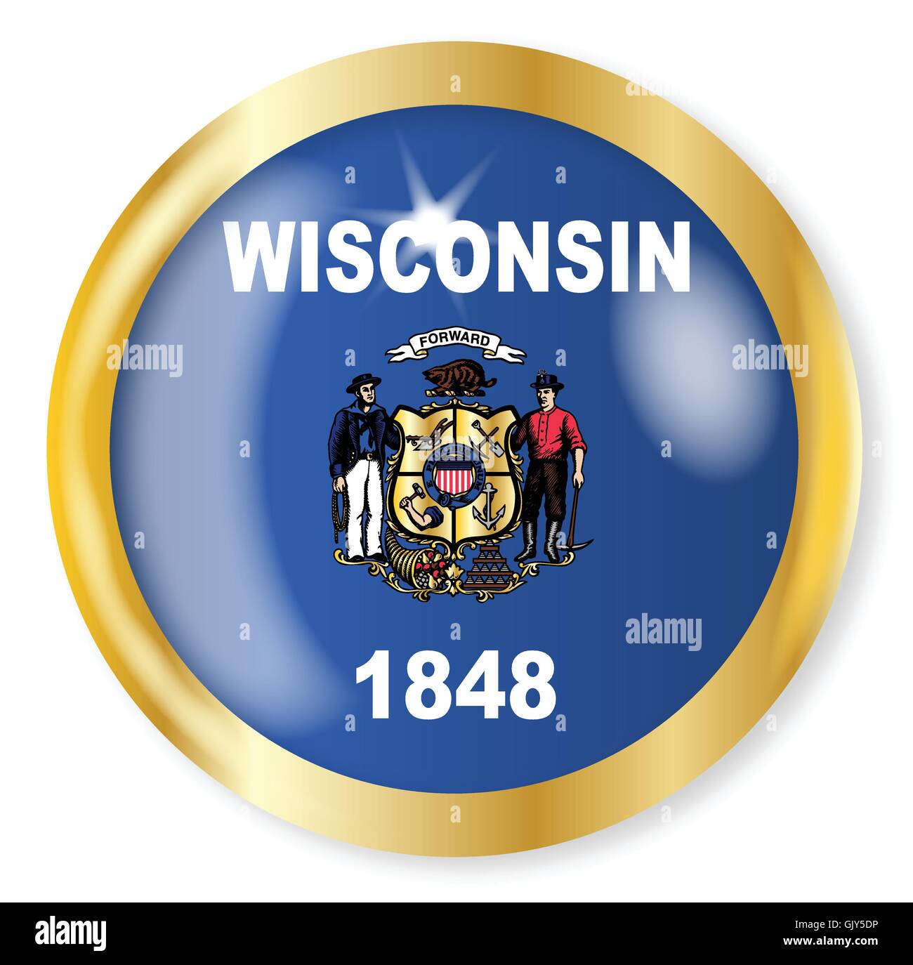 Wisconsin Flag High Resolution Stock Photography and Images - Alamy