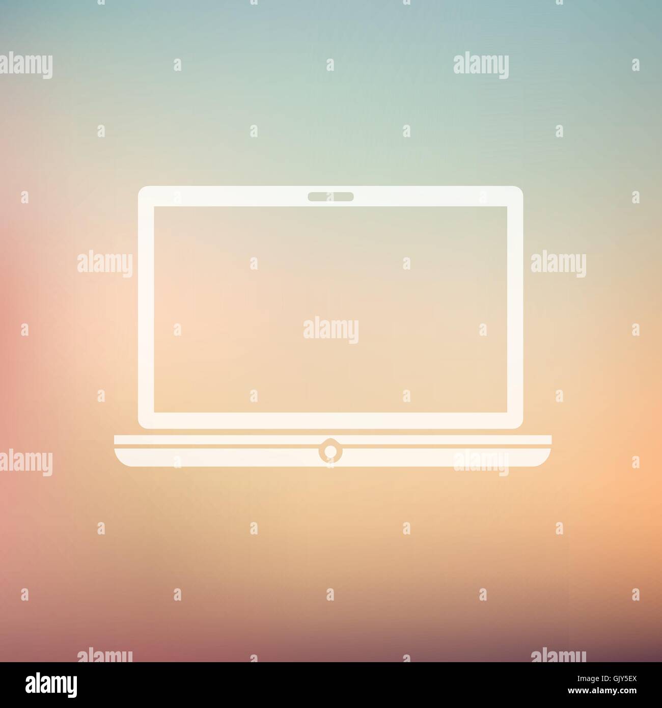 Laptop internet screen Stock Vector Images - Alamy