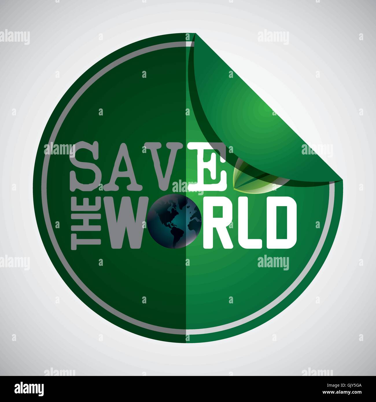 Save world design Stock Vector Image & Art - Alamy