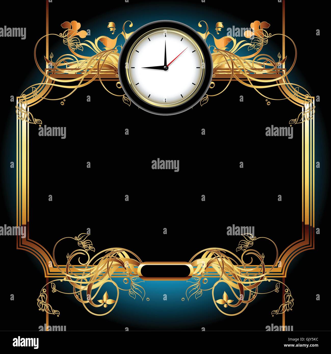 Victorian clocks Stock Vector Images - Alamy