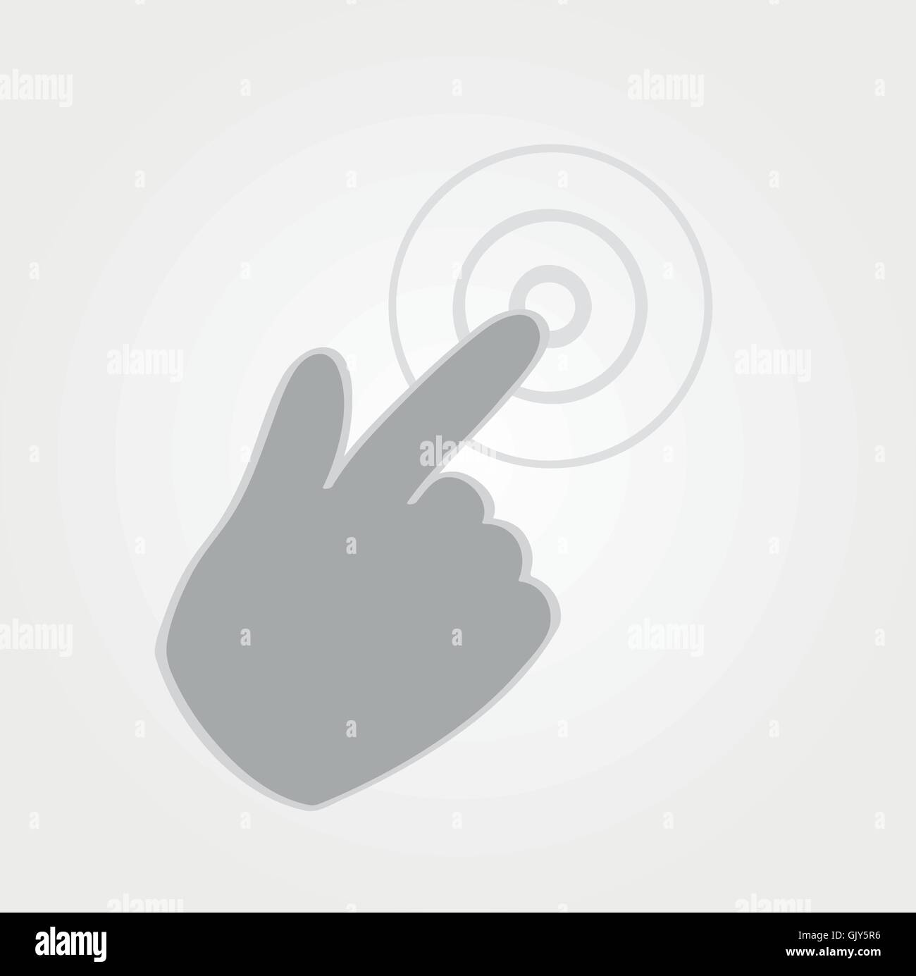 Hand pointer Stock Vector Images - Alamy