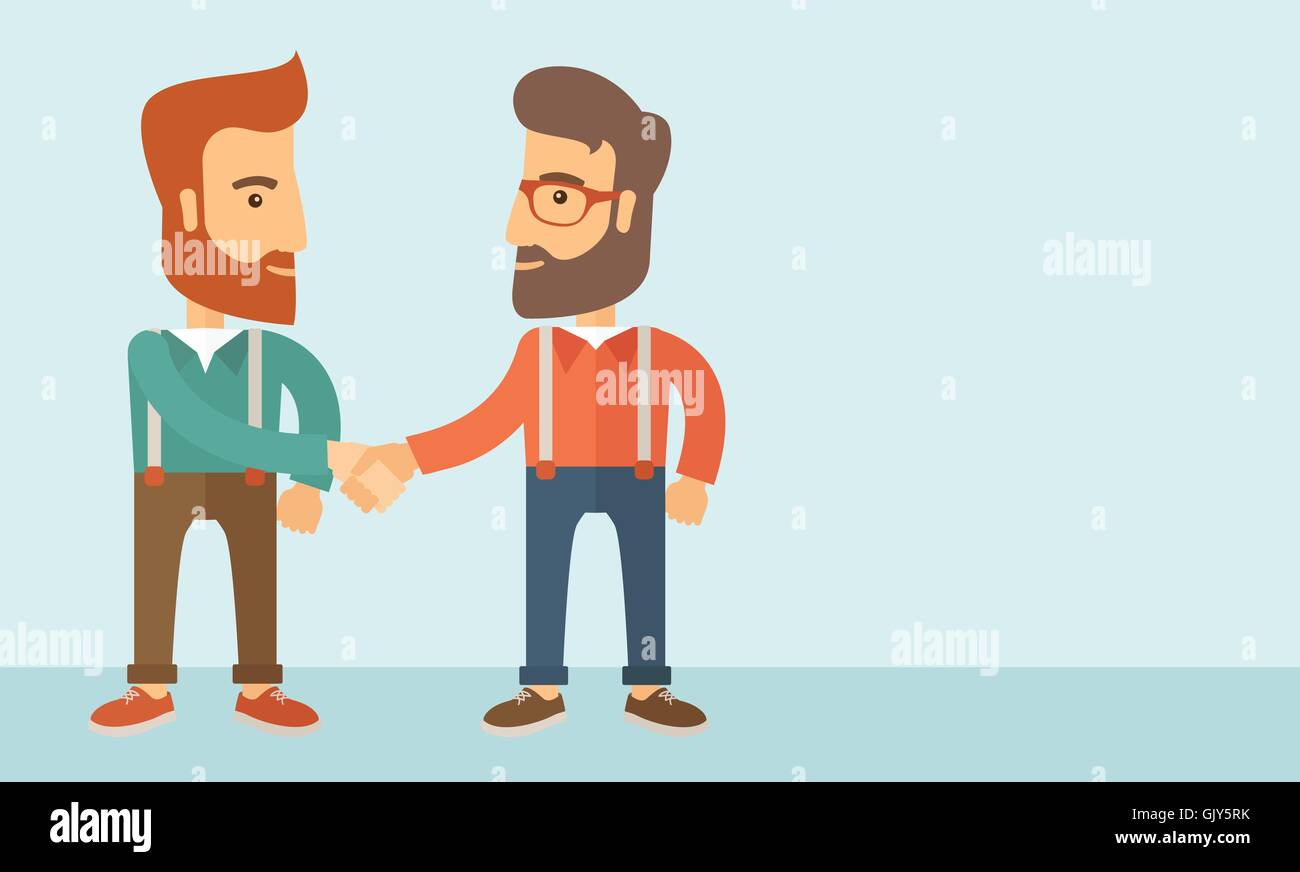 Two men facing Stock Vector Images - Alamy